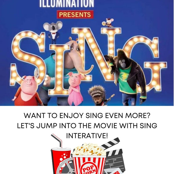 Sing Movie Svg - Etsy