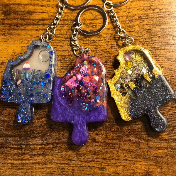 Popsicle Keychain - Etsy