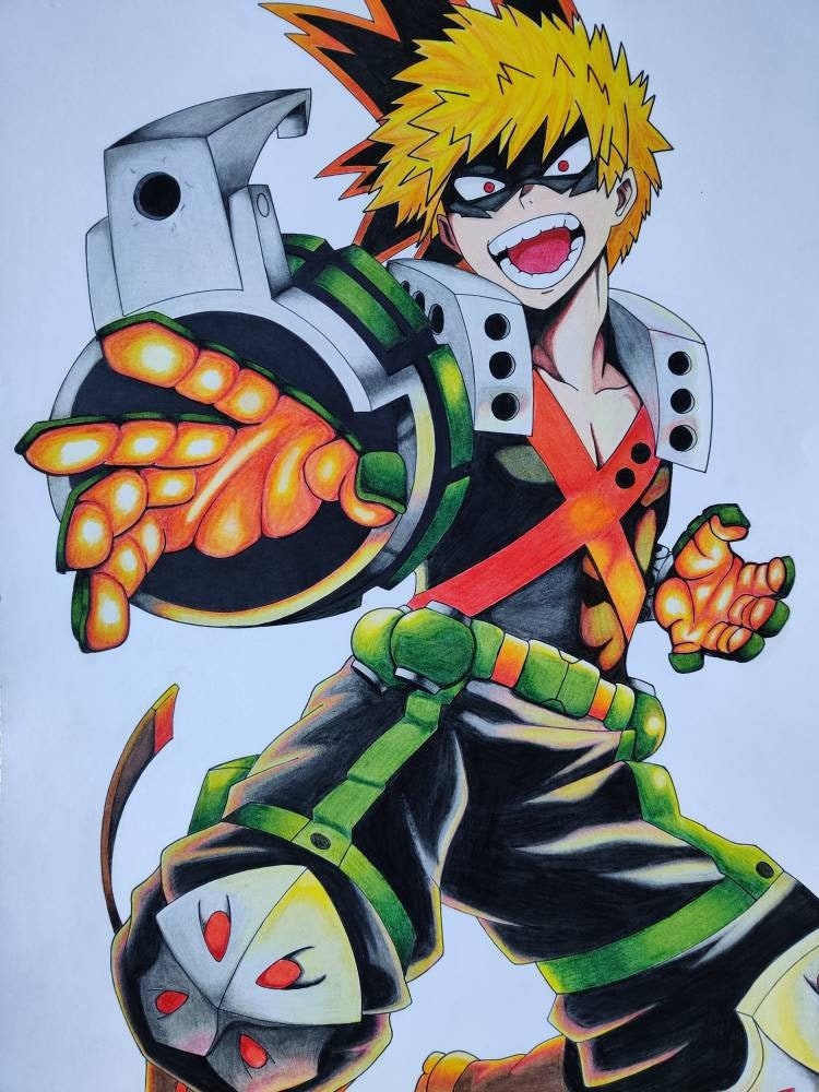 Katsuki Bakugo - My Hero Academia - Etsy UK