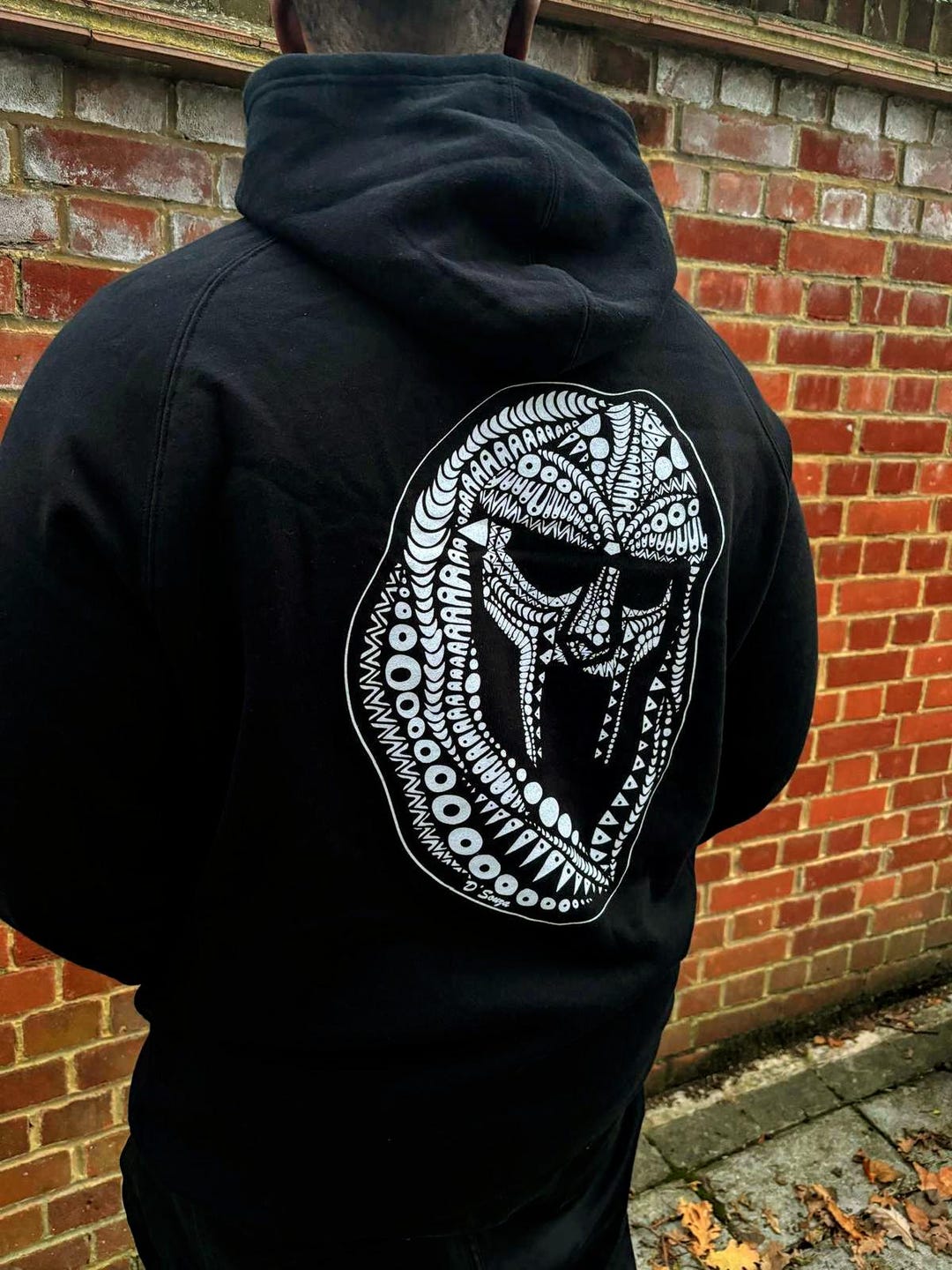 MF DOOM Hoodie - Hand Screen Printed - Etsy