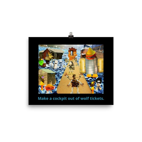 Wolf Tickets Motivational Poster | Etsy