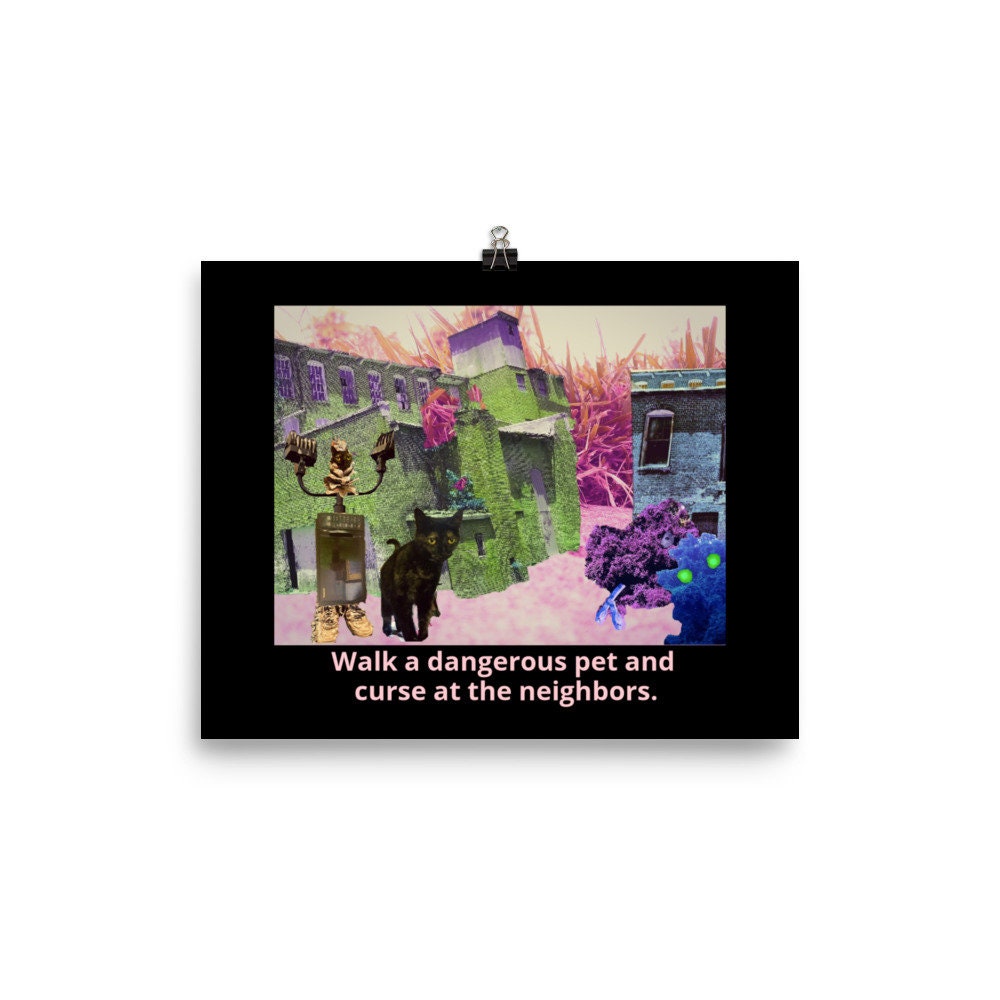 Dangerous Pet Motivational Poster - Etsy