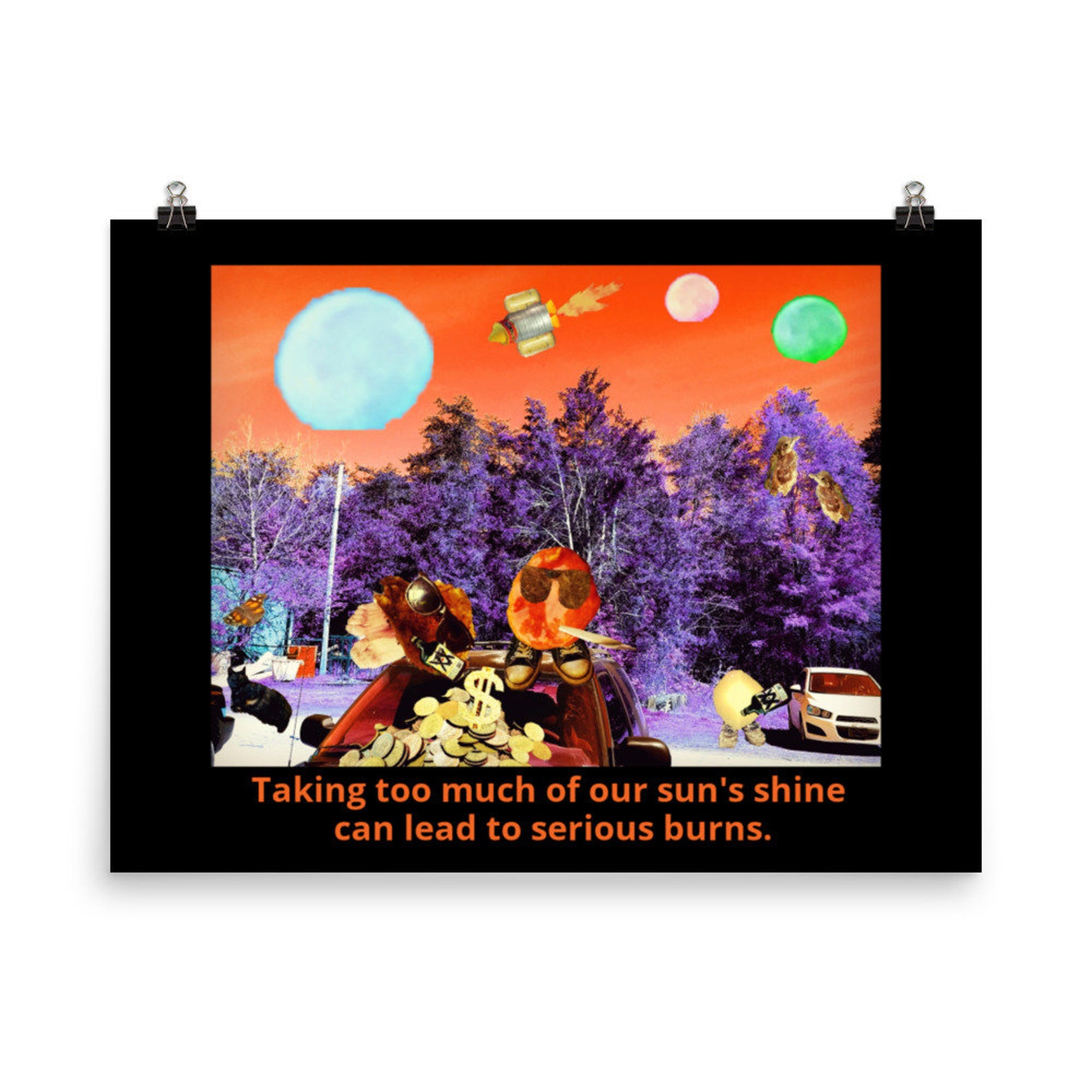 Sun's Shine Motivational Poster - Etsy