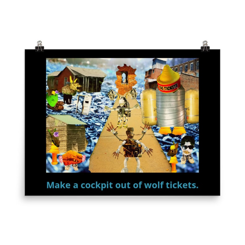 Wolf Tickets Motivational Poster - Etsy