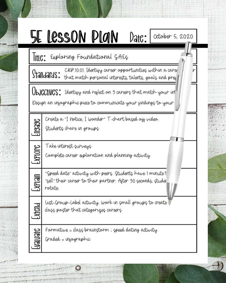 Editable Lesson Plan Template 5e Lesson Plan Template - vrogue.co Editable Lesson Plan Template 5e Lesson Plan Template - vrogue.co