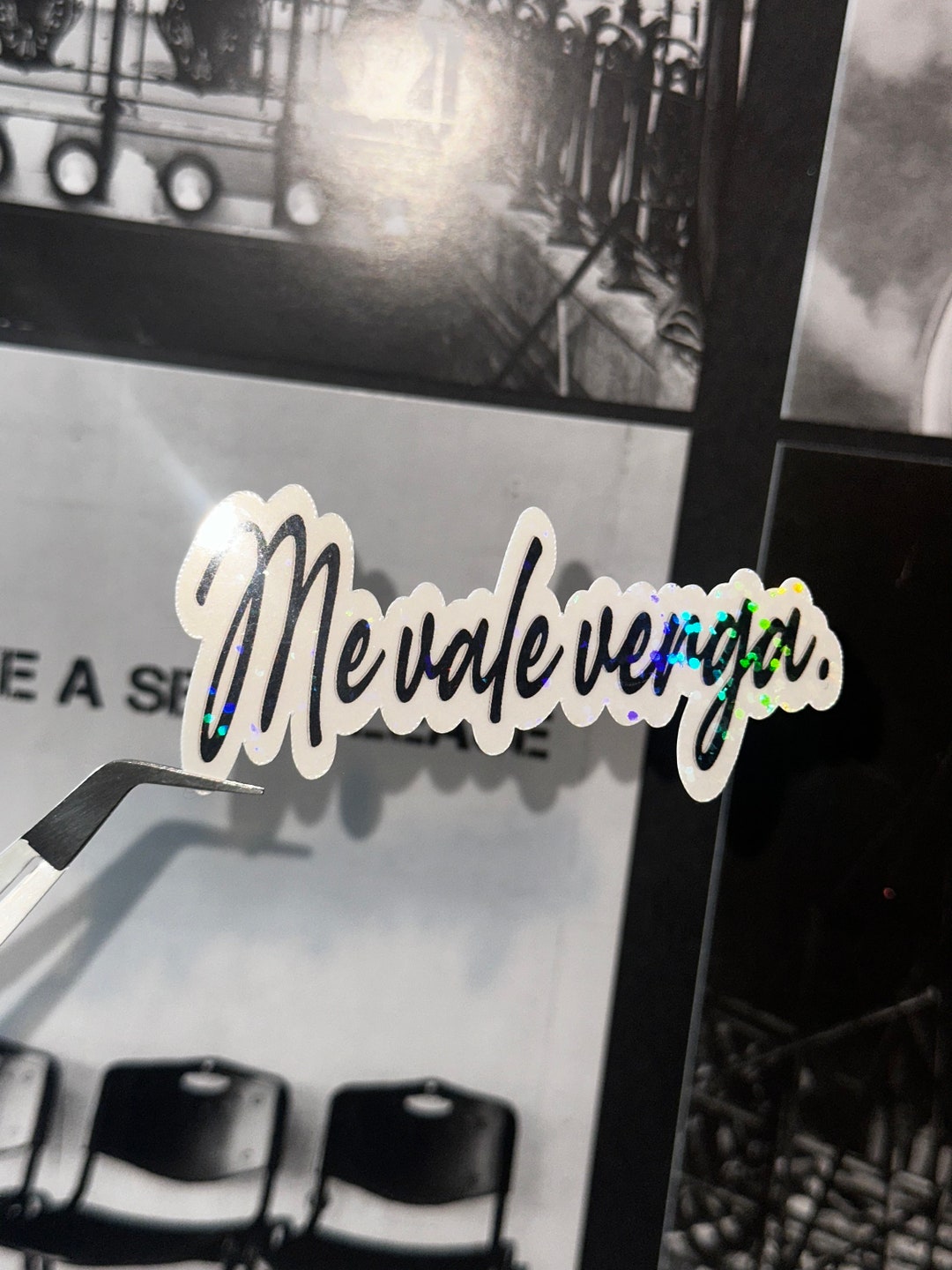 Me Vale Sticker Latina Holographic Sticker - Etsy