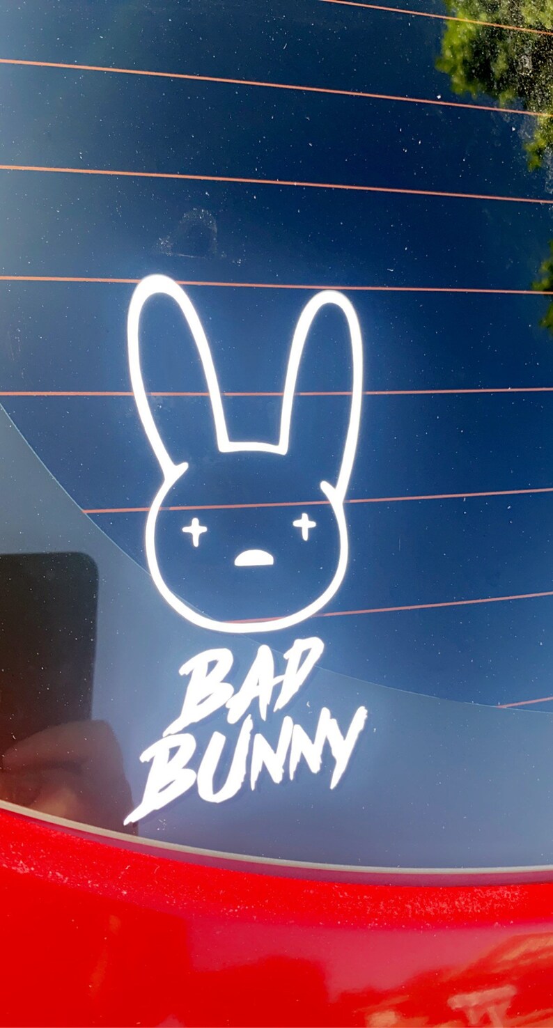 Bad Bunny Decal - Etsy