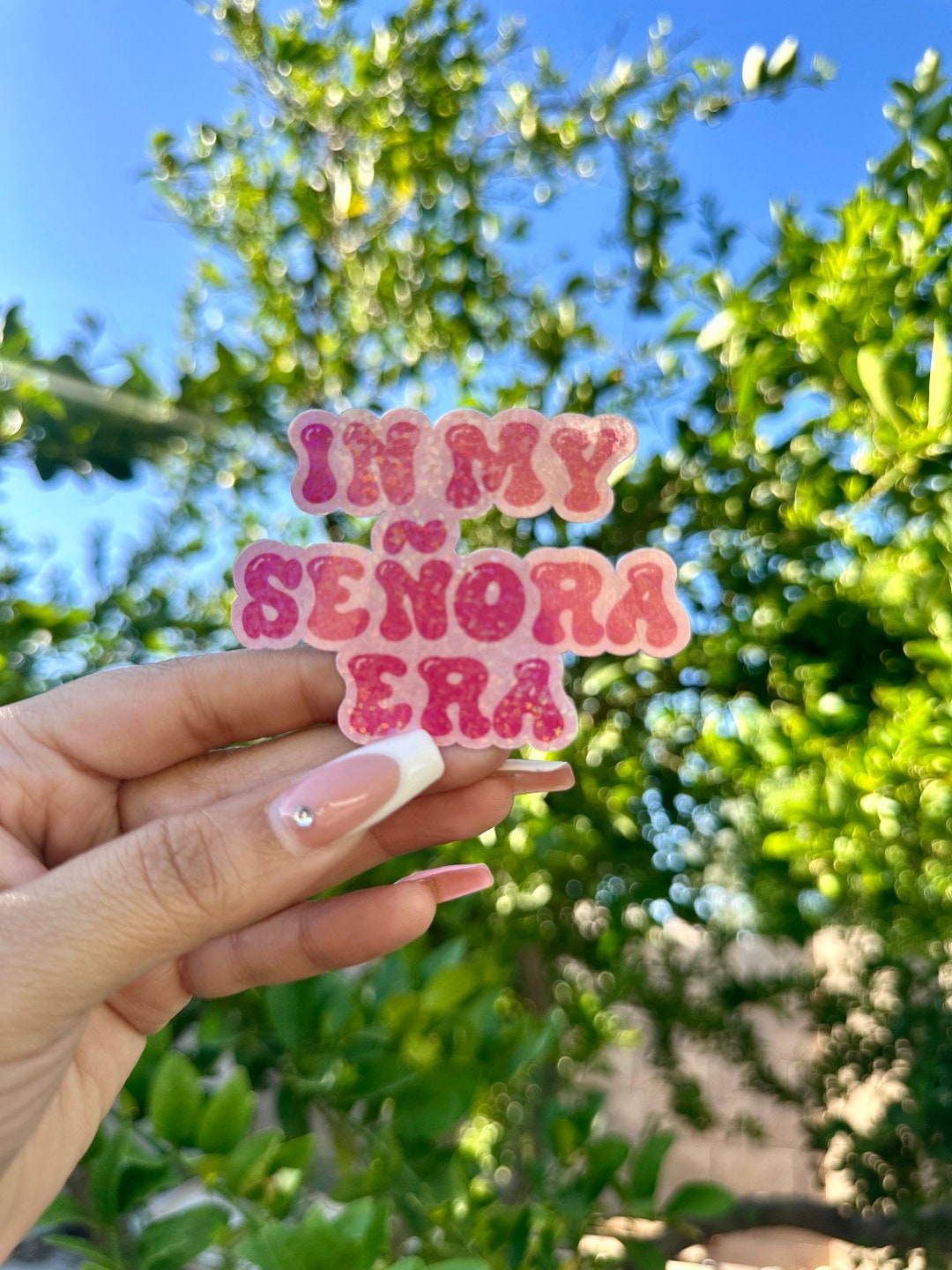 In My Señora Era Holographic Sticker - Etsy