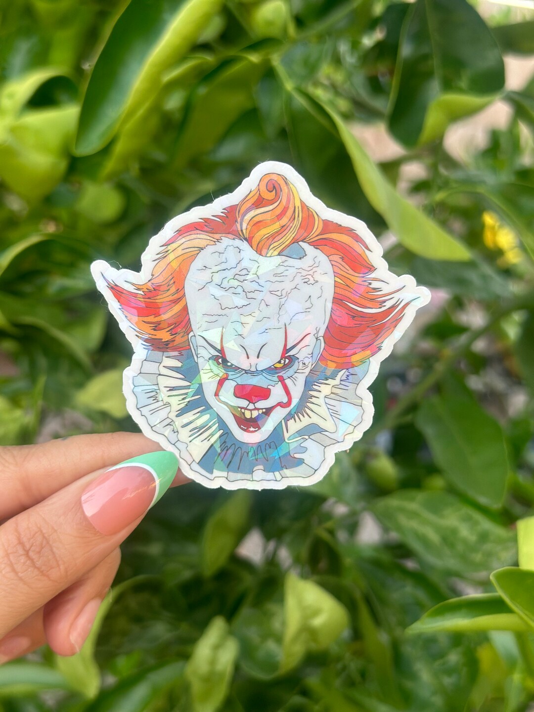 Pennywise Holographic Sticker - Etsy