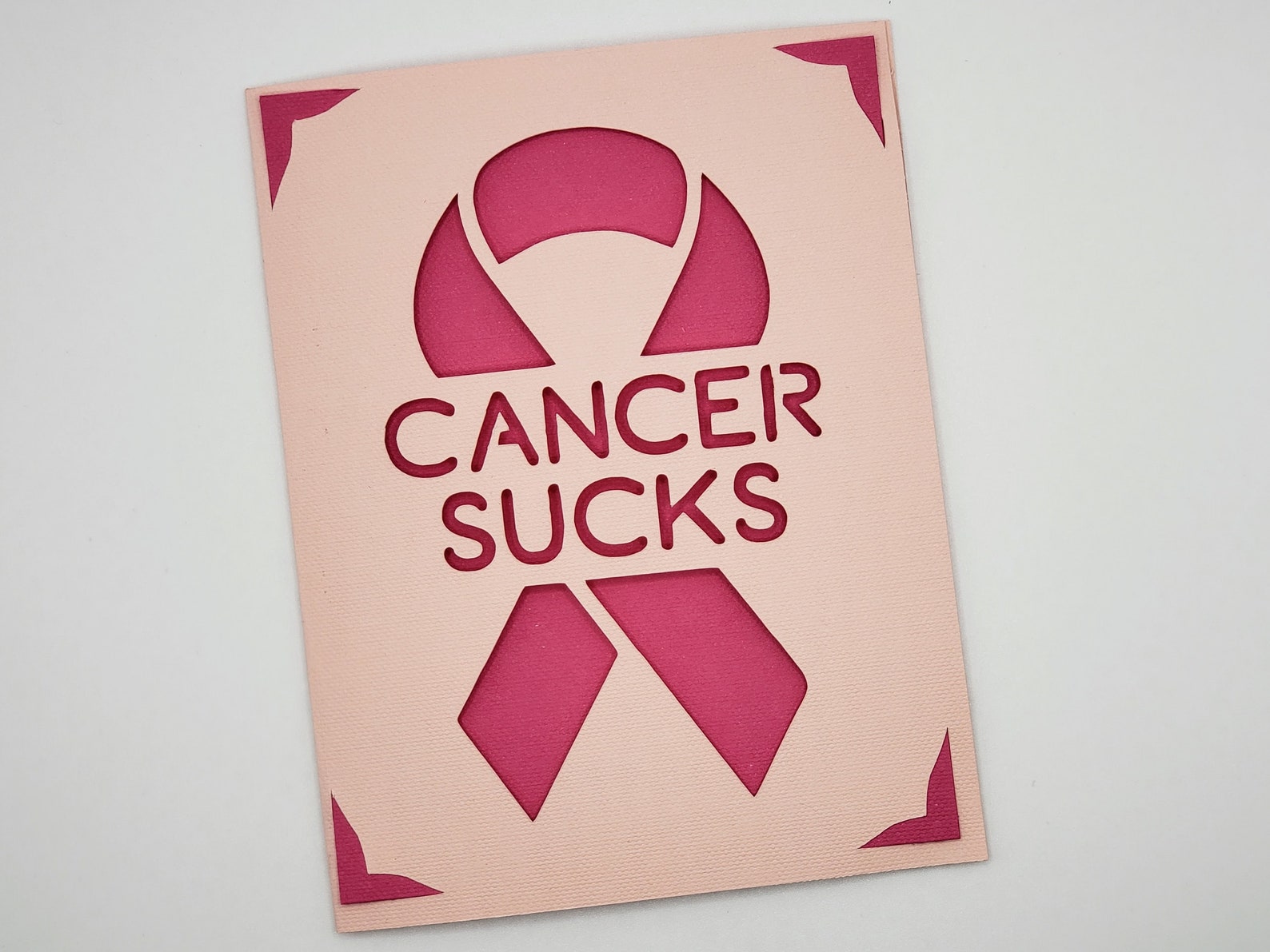 Cancer Sucks Insert Card, Cricut Joy, SVG File, Digital File - Etsy