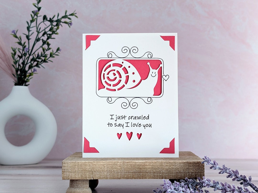 Greeting Card SVG Cut File, Birthday Card SVG, Cricut Joy, Valentine ...