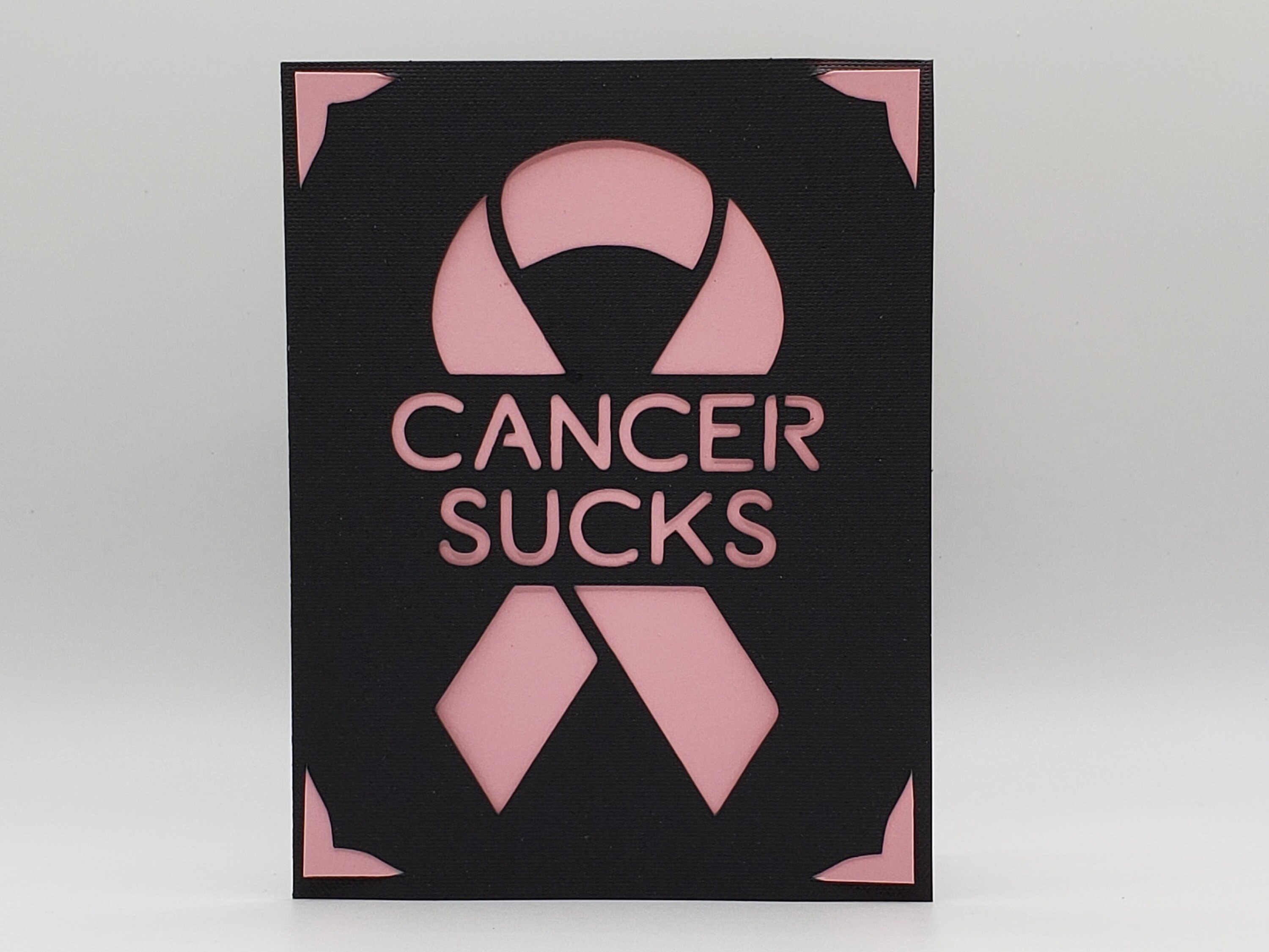 Cancer Sucks Insert Card Cricut Joy SVG File Digital File | Etsy