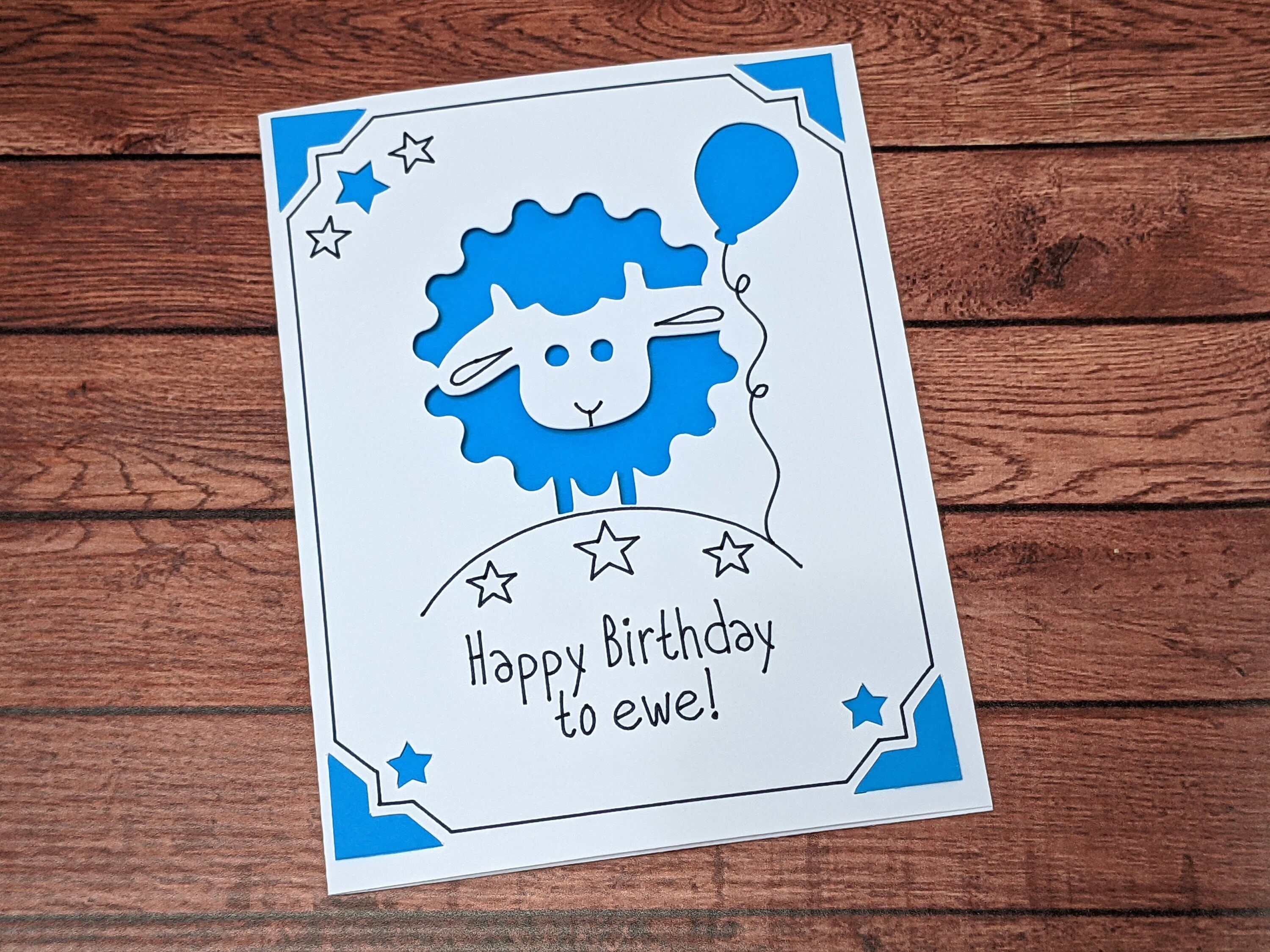 Happy Birthday Card SVG Cut File Greeting Card SVG Happy - Etsy