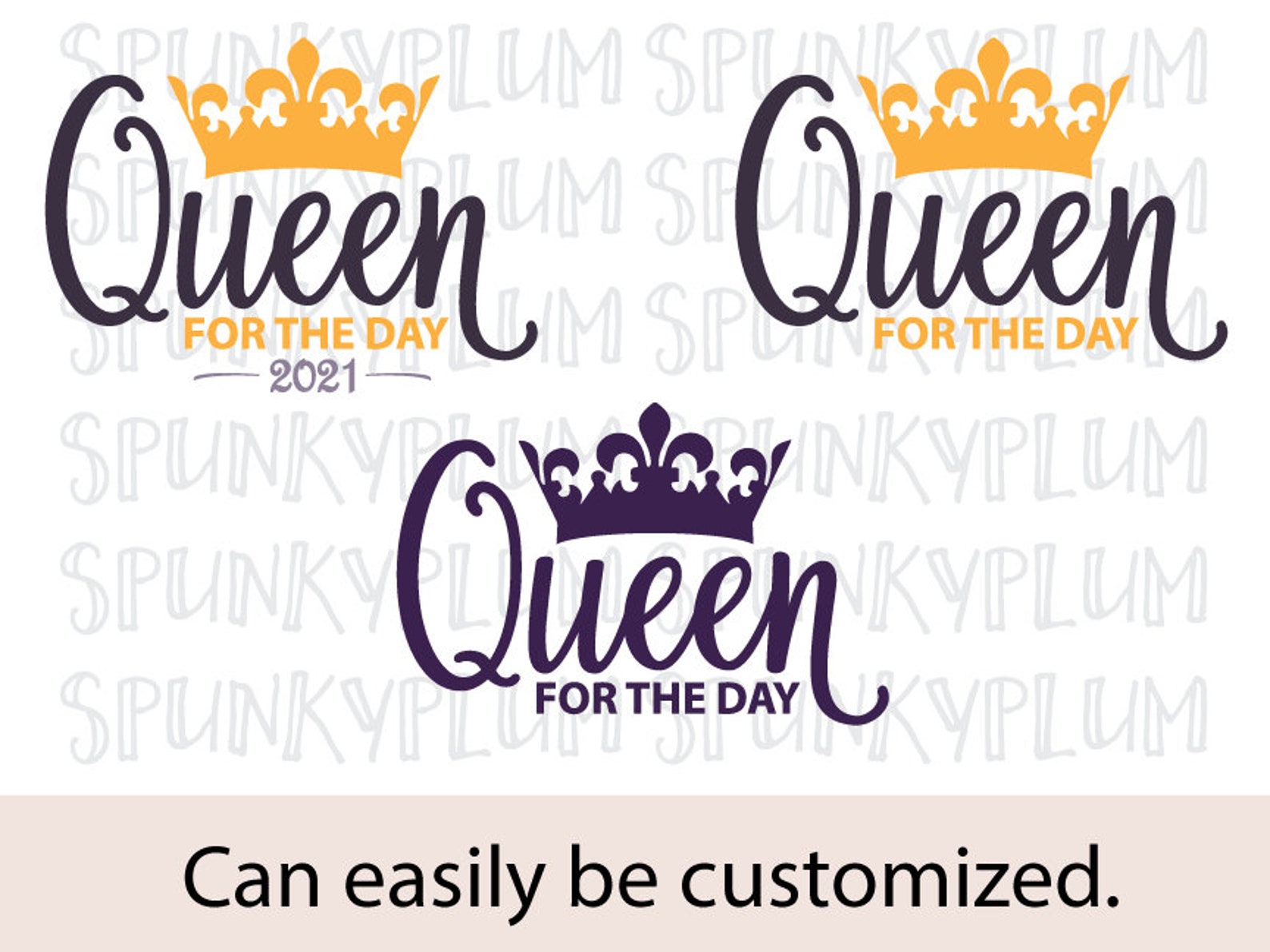 Queen For The Day SVG Cut File Digital Download svg dxf png | Etsy