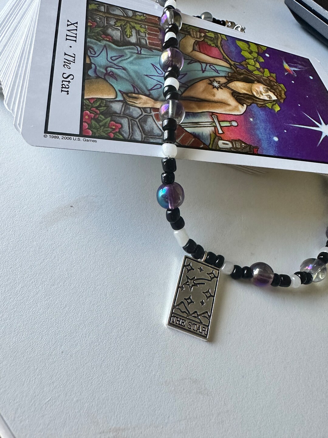 The Star XVII Tarot Necklace - Etsy