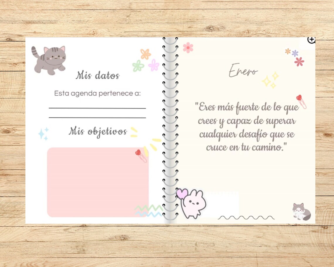 Printable Spanish Planner | Weekly Planner | Printable Planner ...
