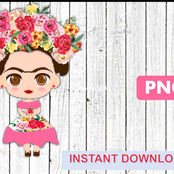 Frida Clip Art - Etsy