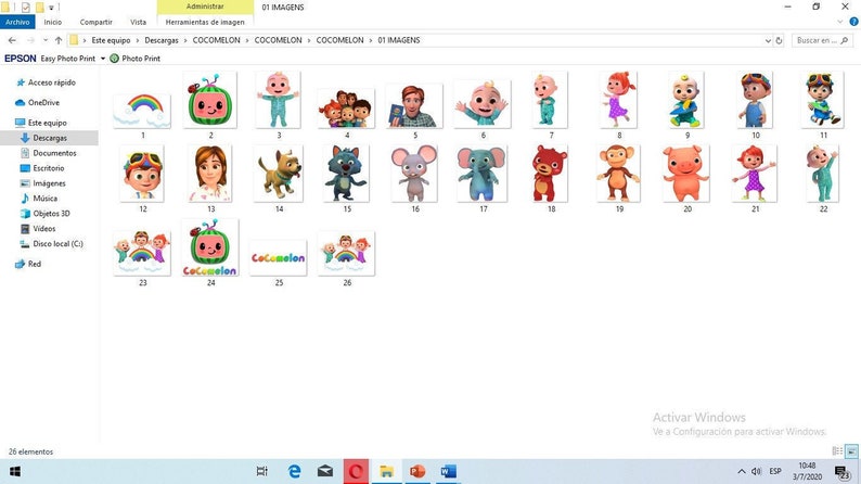 Cocomelon Paper Pack Cocomelon Scrapbook Paper Pattern | Etsy