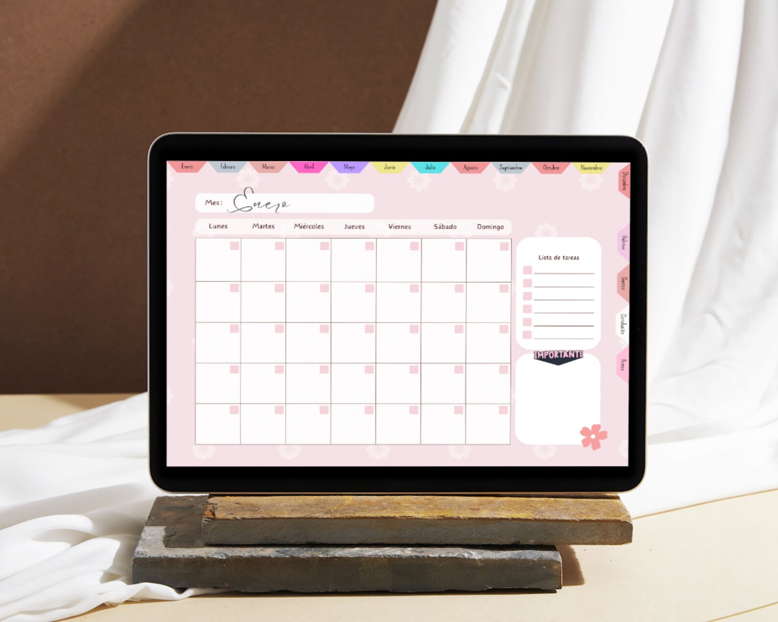 Digital Agenda in Spanish, Interactive Planner, Digital Agenda 2024 ...