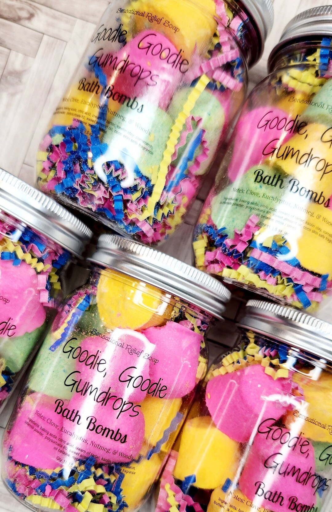 Goodie Goodie Gumdrops Mini Bath Bombs Spa Bath Bombs Spa - Etsy