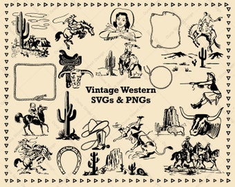 Western Frame Svg - Etsy