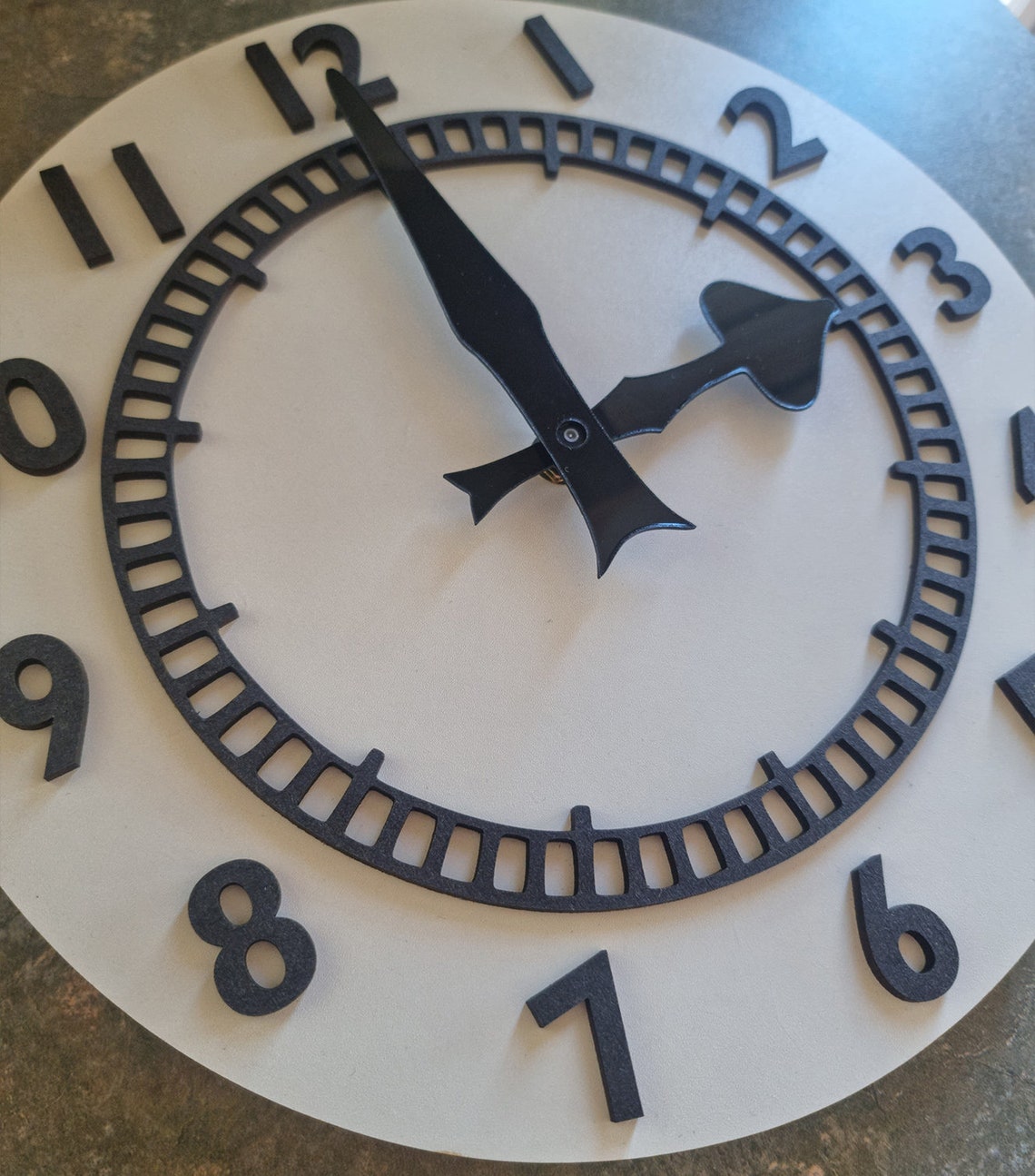 Clock End Arsenal Clock BIG FONT - Etsy UK