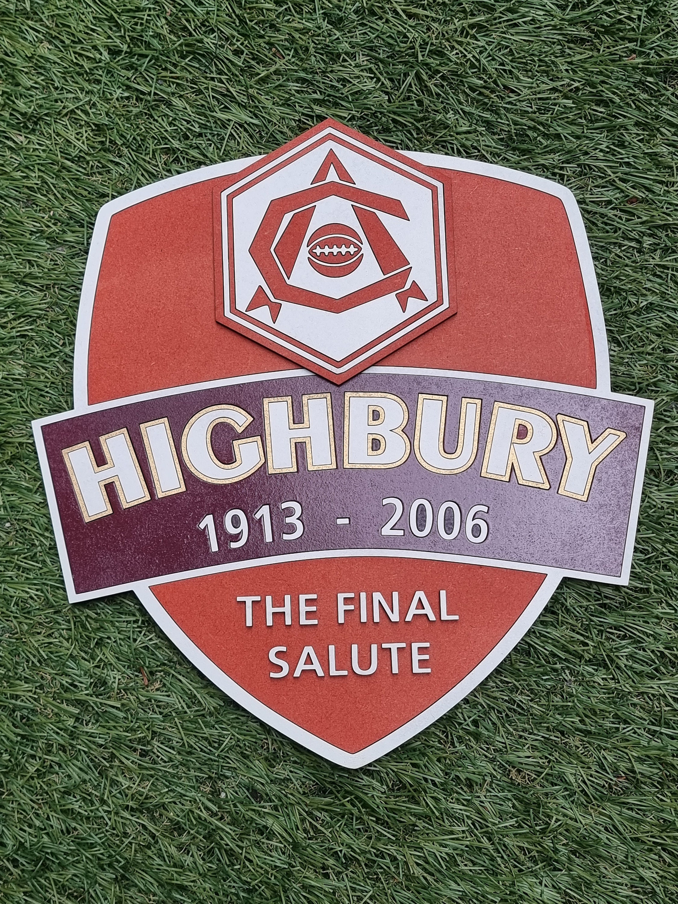 Highbury Final Salute Arsenal Badge - Etsy