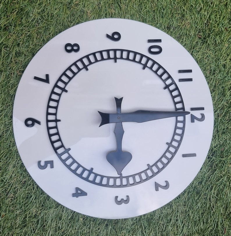 Acrylic 3d Effect Clock End Arsenal Clock - Etsy