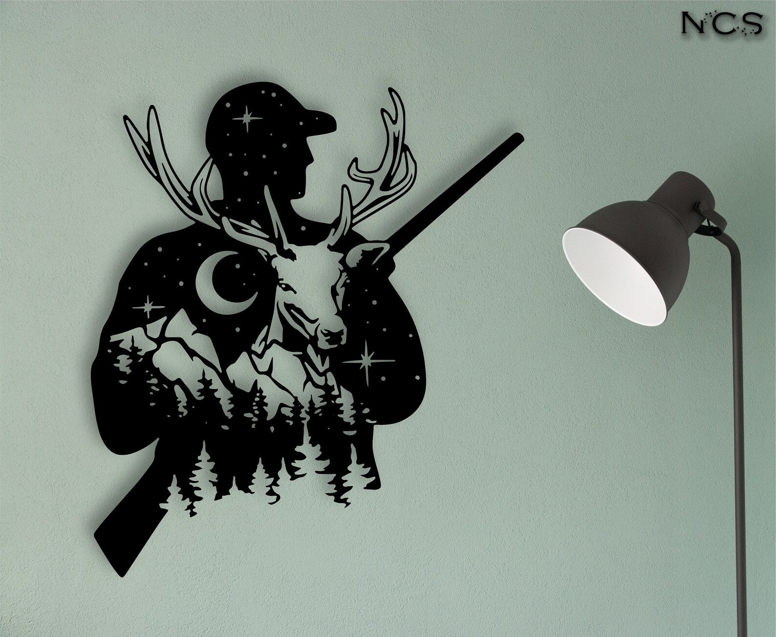 Hunter and Deer Wooden Wall Decor , Gift for Hunter Dad ,farmhouse Wall ...