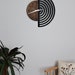 Mid Century Modern Wooden Wall Clock, Minimalist Scandinavian Decor ...