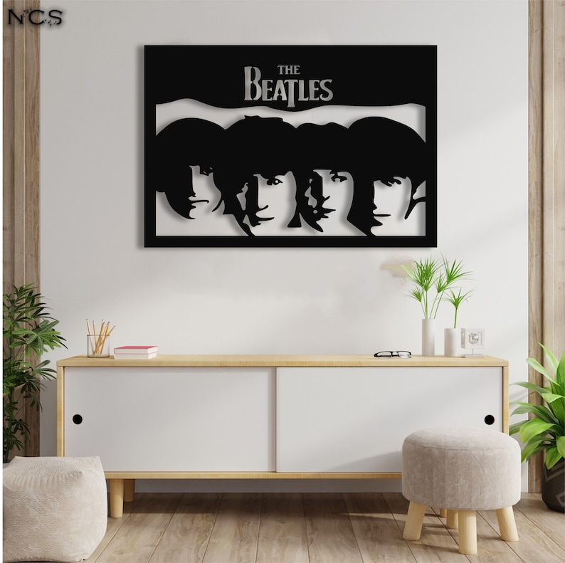 The Beatles Poster the Beatles Wall Art Music Wall - Etsy