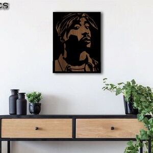 2pac, Tupac, Tupac Wall Decor , Rap Art,wood Wall Decor,tupac Poster ...