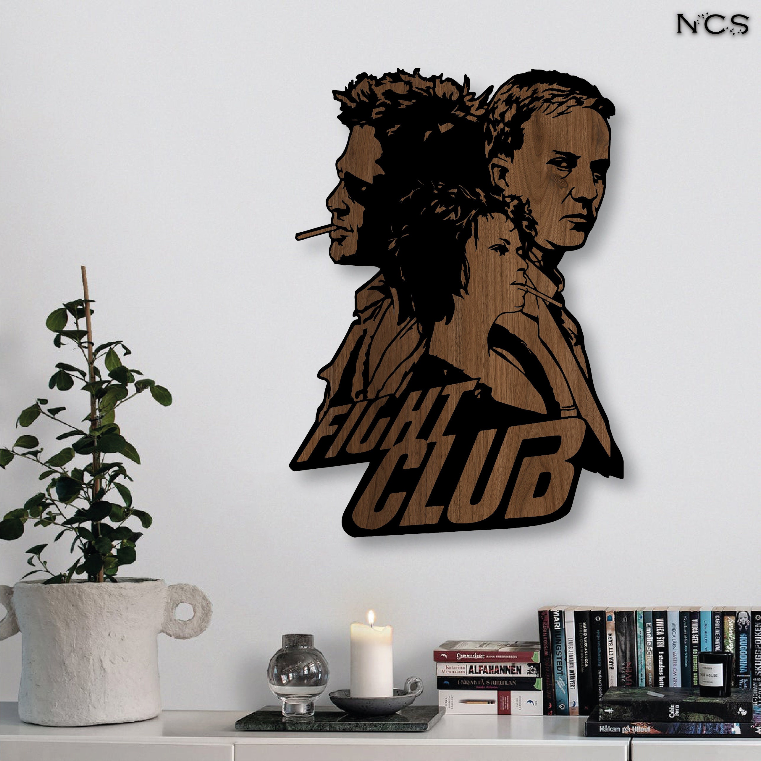 Fight Club Wooden Art Fight Club Poster Wooden Art Work - Etsy