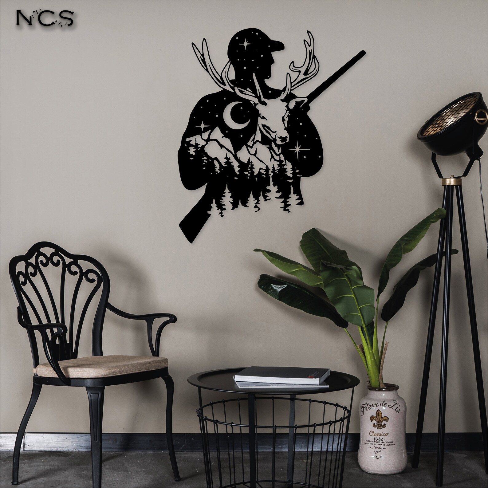 Hunter and Deer Wooden Wall Decor , Gift for Hunter Dad ,farmhouse Wall ...