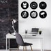 Avengers Wood Wall Art Set of 6, Geometric Wall Decor, 3D Wooden ...