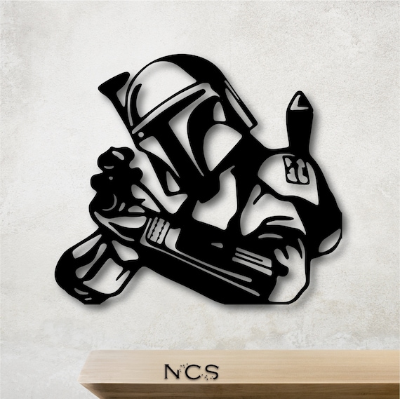 The Mandalorian Wall Art the Mandalorian Decor Star Wars - Etsy