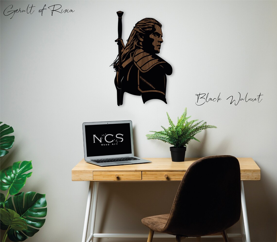 Geralt of Rivia the Witcher Sword Wood Wall Decor ,witcher 3 Gambeson ...