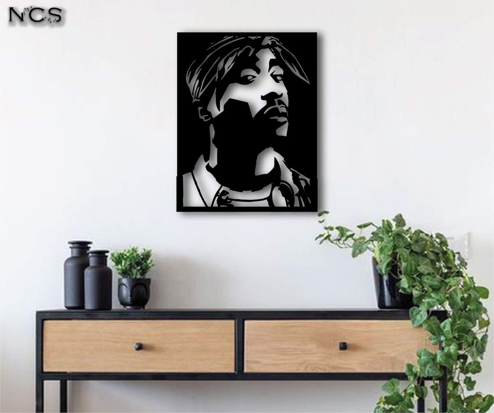 2pac Tupac Tupac Wall Decor Rap Artwood Wall Decortupac - Etsy