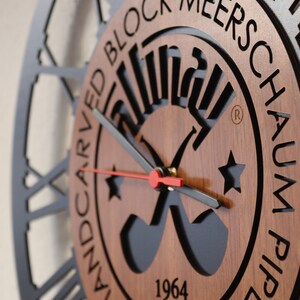 Custom Wall Clock, Personalized Logo Clock, Wood Wall Clock, Minimalist ...