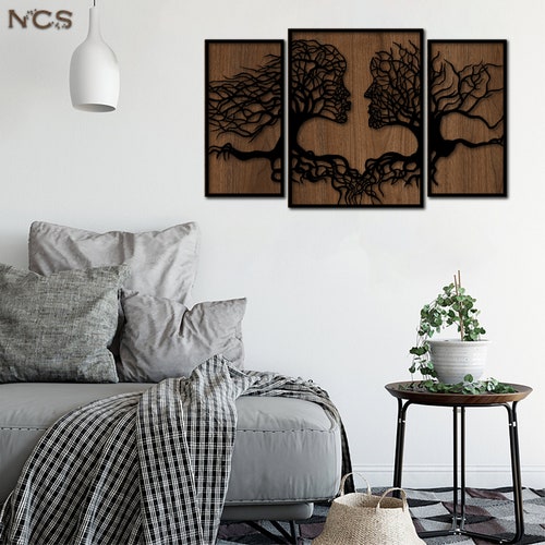 Tree Wood Wall Art Tree Wooden Art Wall Decor Wood Panel - Etsy Canada