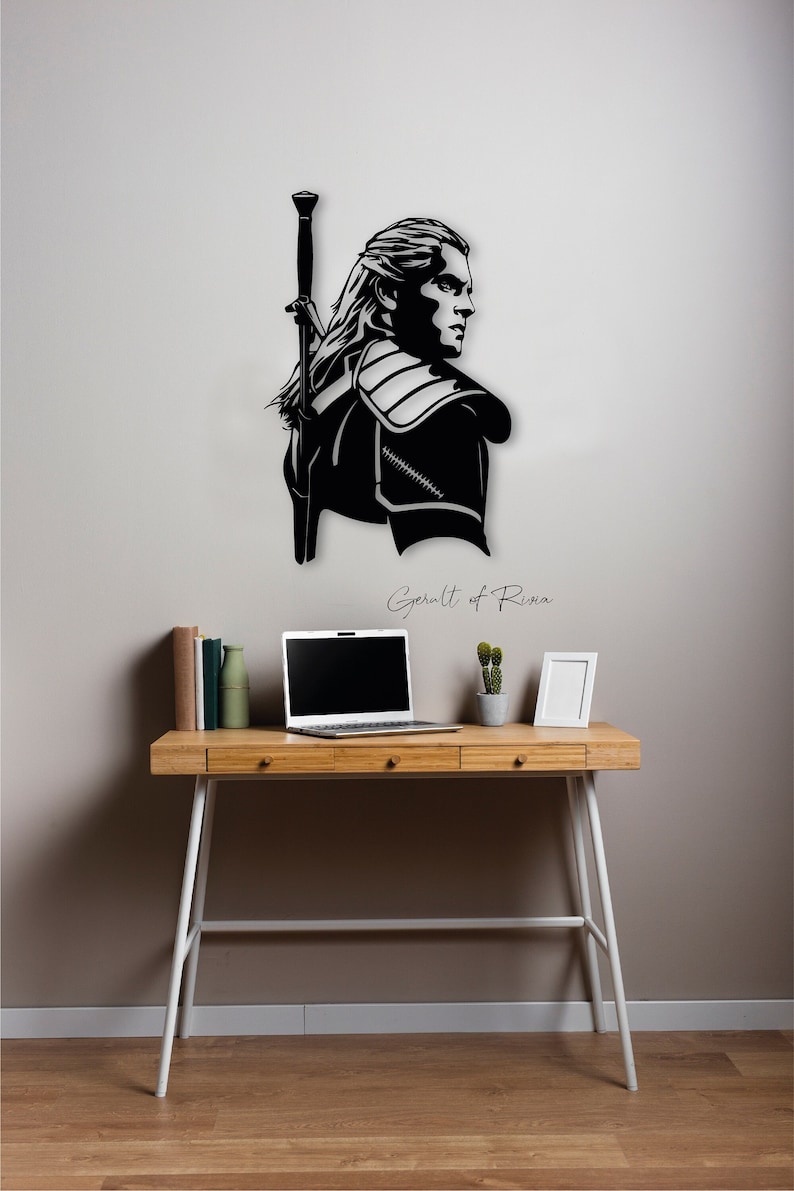 Geralt of Rivia the Witcher Sword Wood Wall Decor witcher 3 - Etsy