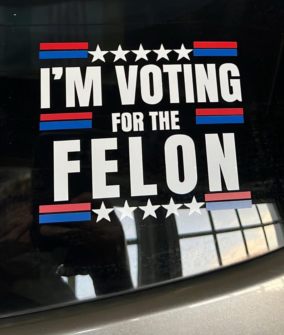 Voting for Felon Decal TRUMP - Etsy