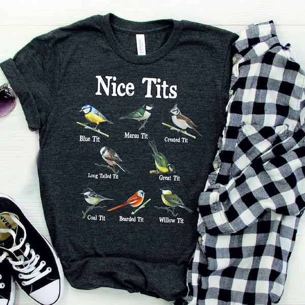 Nice Tits Bird Tshirt - Etsy