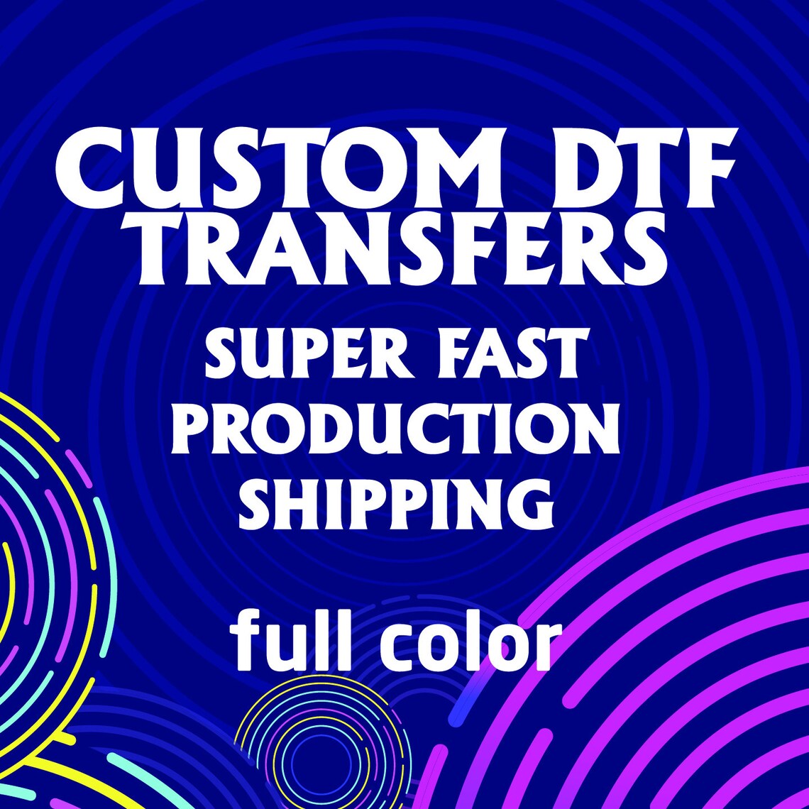 DTF Transfer Custom DTF Print DTF Print Design Custom Logo - Etsy