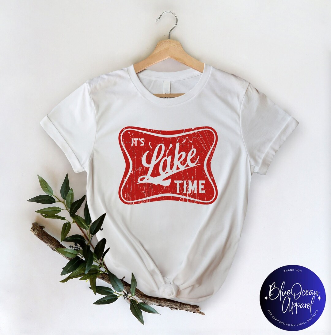 It's Lake Time Shirt, Camping Shirt, Trendy Lake Shirt, Lake House Gift ...