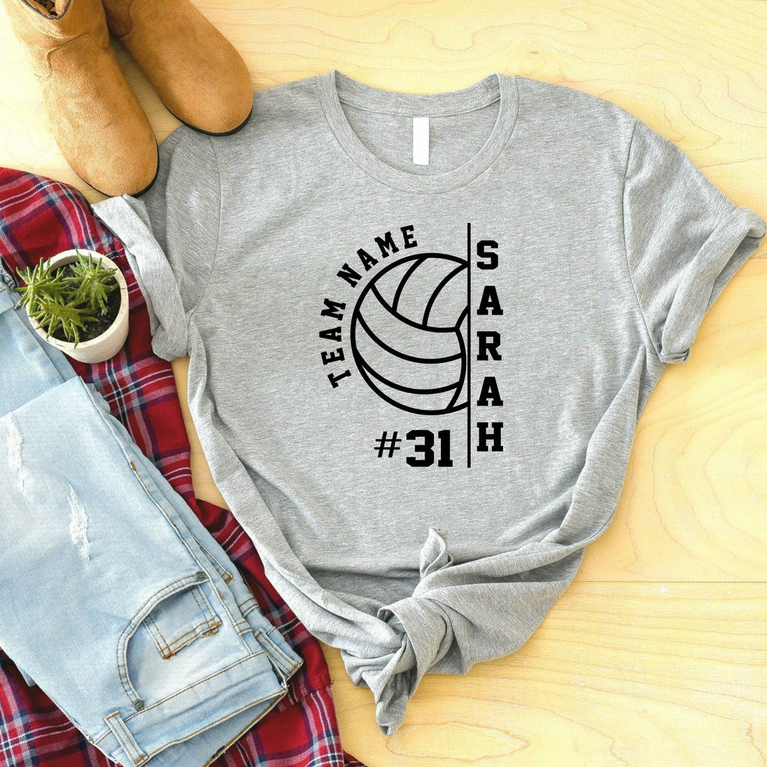 Custom Volleyball Team Name Number Shirts, Personalized Volleyball ...