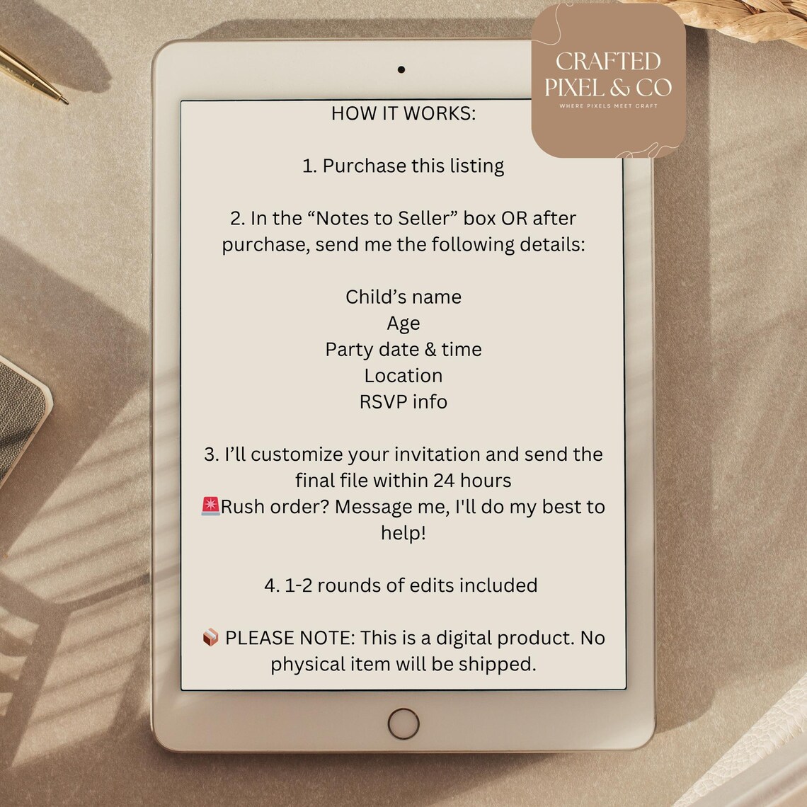 Teddy Bear Invitation, Custom Digital Invite, Personalised Printable ...