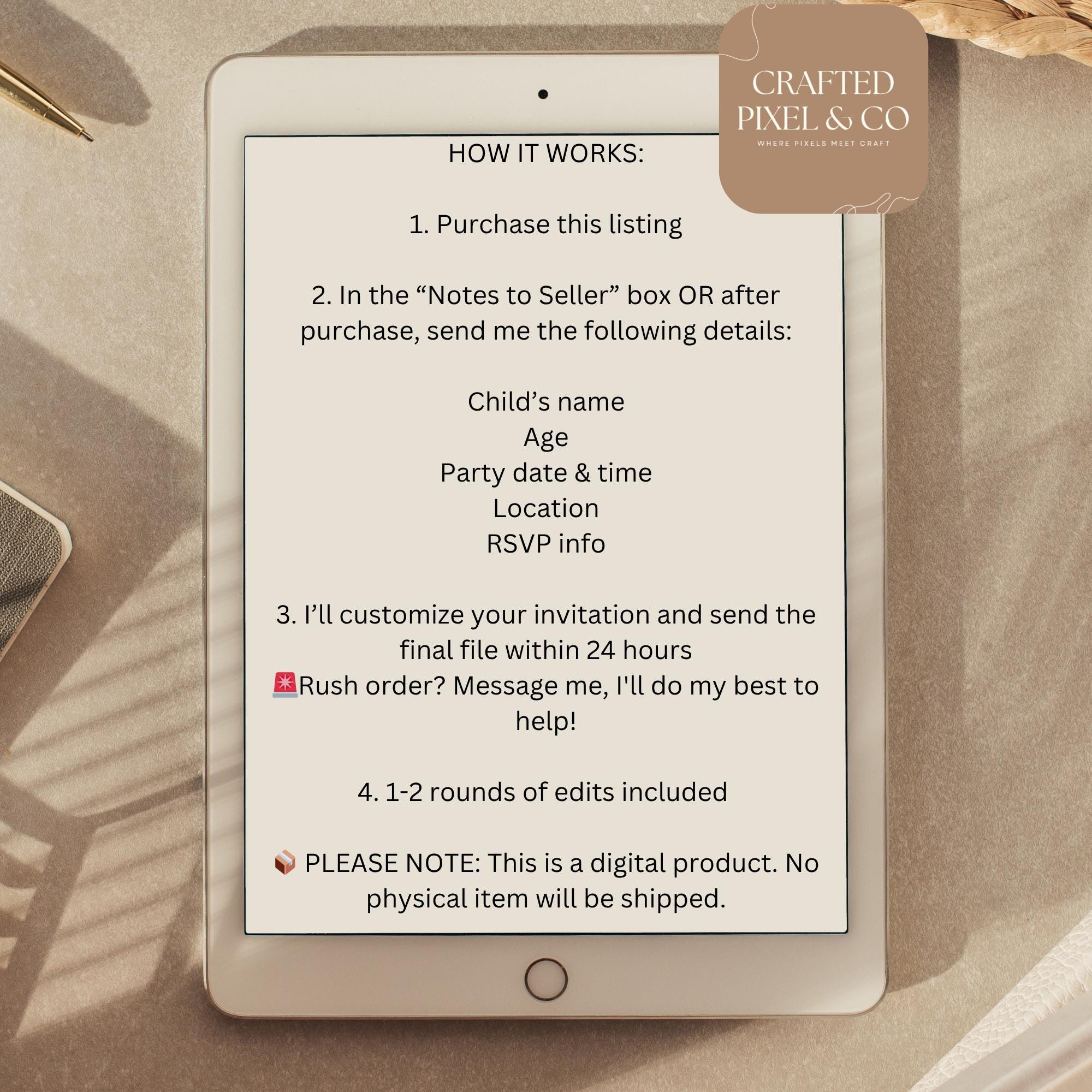 Teddy Bear Invitation, Custom Digital Invite, Personalised Printable ...