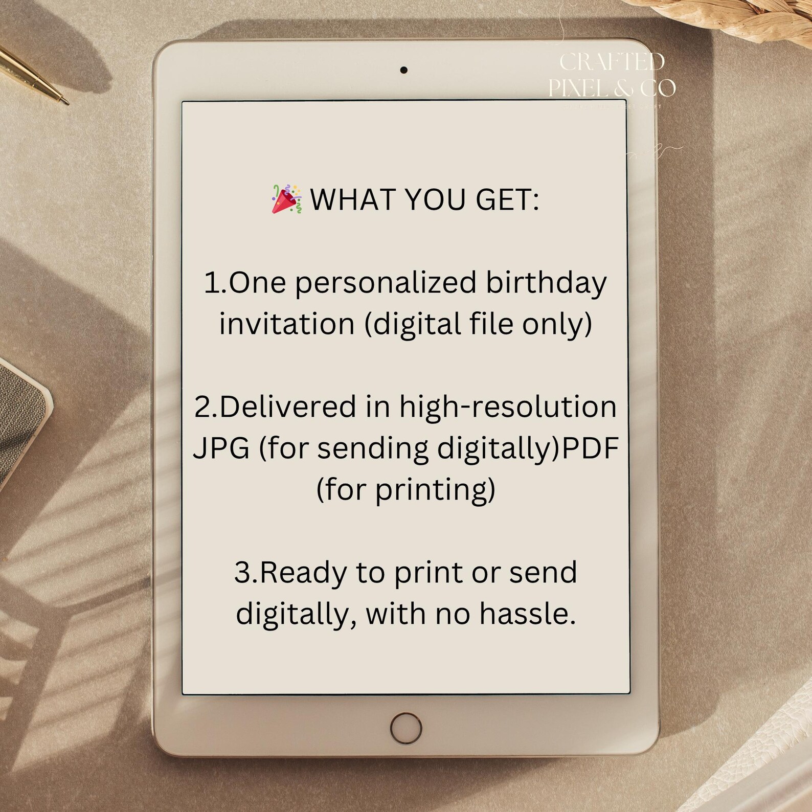 Teddy Bear Invitation, Custom Digital Invite, Personalised Printable ...