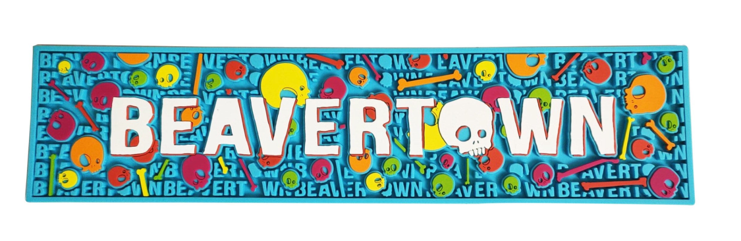 Beavertown Bar Runner, Rubber Bar Mat, Man Cave Gift - Etsy UK